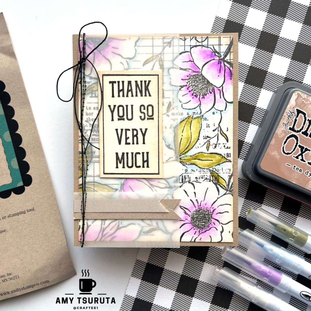 Thank you so very much | Unity Stamp Co – Tsuruta Designs