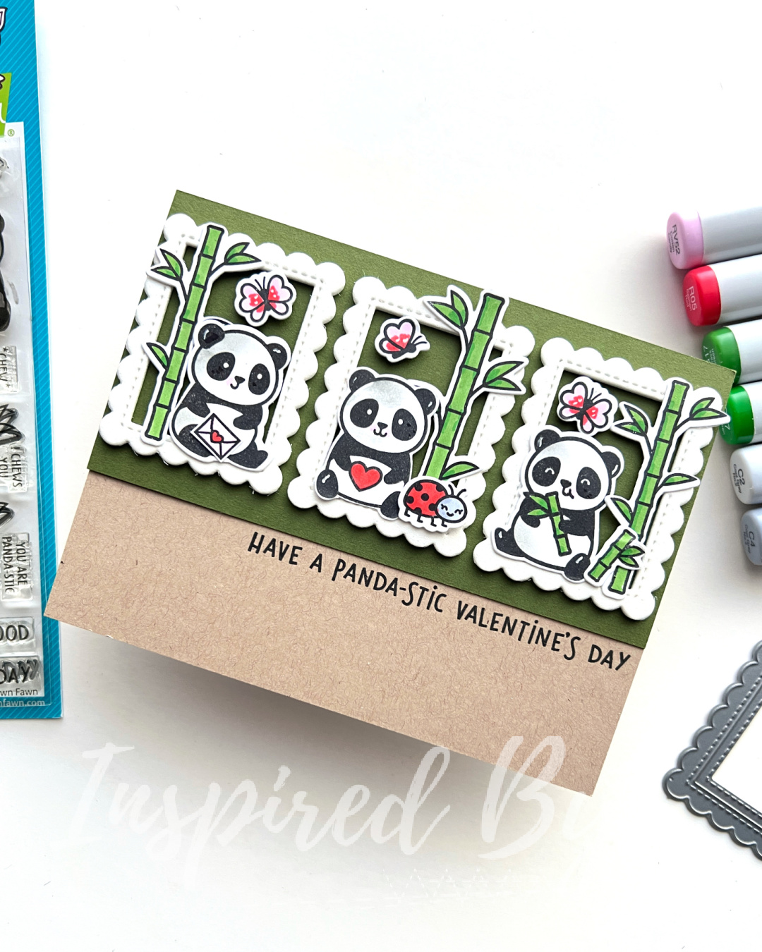 Panda-stic Valentine | Lawn Fawn – Tsuruta Designs