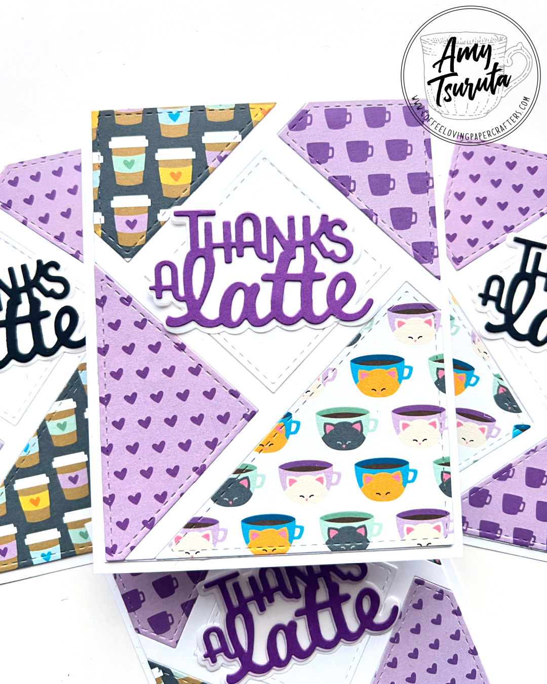 National Latte Day blog hop | Coffee Loving Papercrafters – Tsuruta Designs
