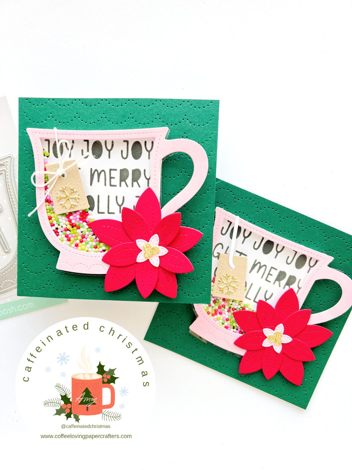 Joy | Caffeinated Christmas Card Challenge #42 – Tsuruta Designs